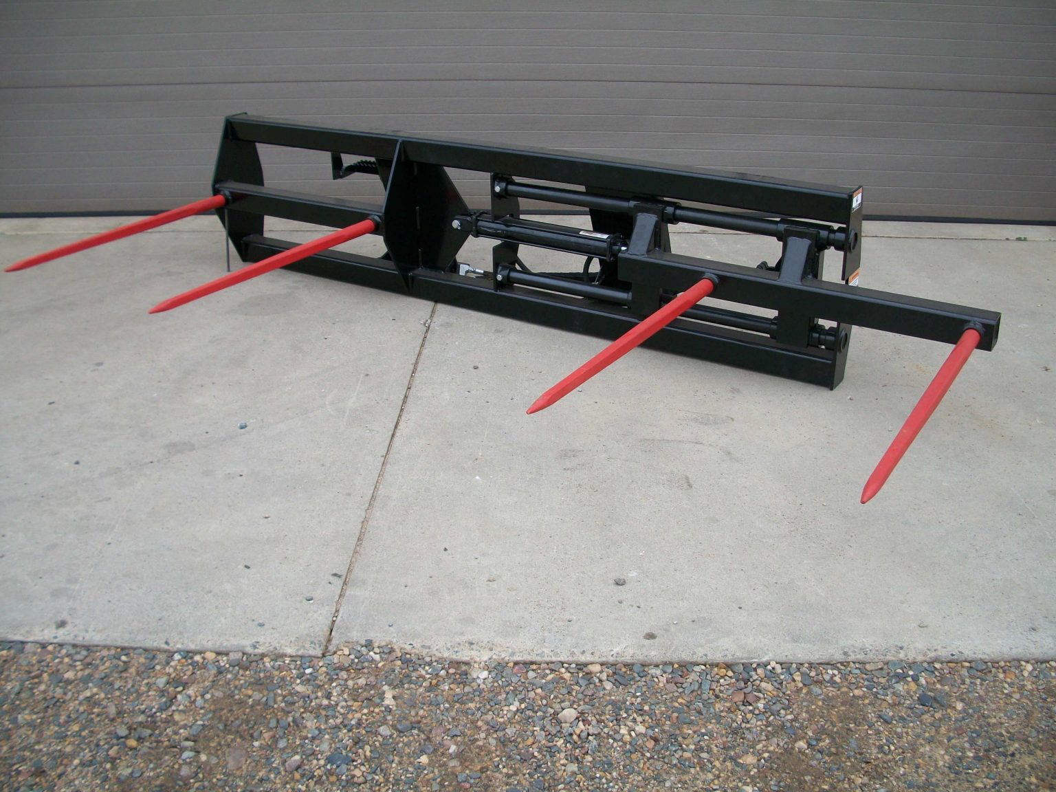 2 Bale Hydraulic Adjustable Bale Fork - Thielen Machine